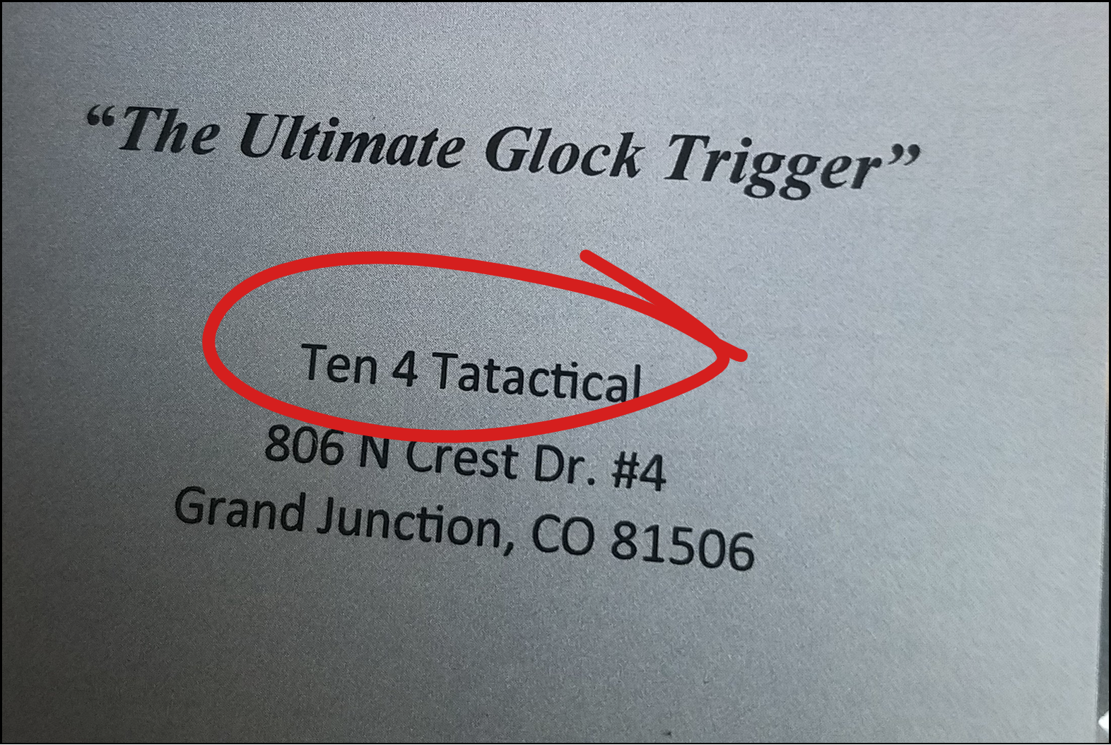Ten 4 Tactical "Lightning Tap" Trigger | Patriot Gun Builders Forum