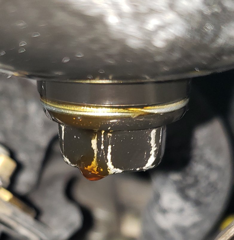 Third dealer service today => Oil leak from drain plug!!! | Patriot Gun ...