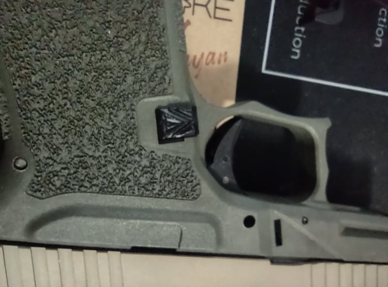 OK first impressions for my Nvoke mag releases and slide takedown ...