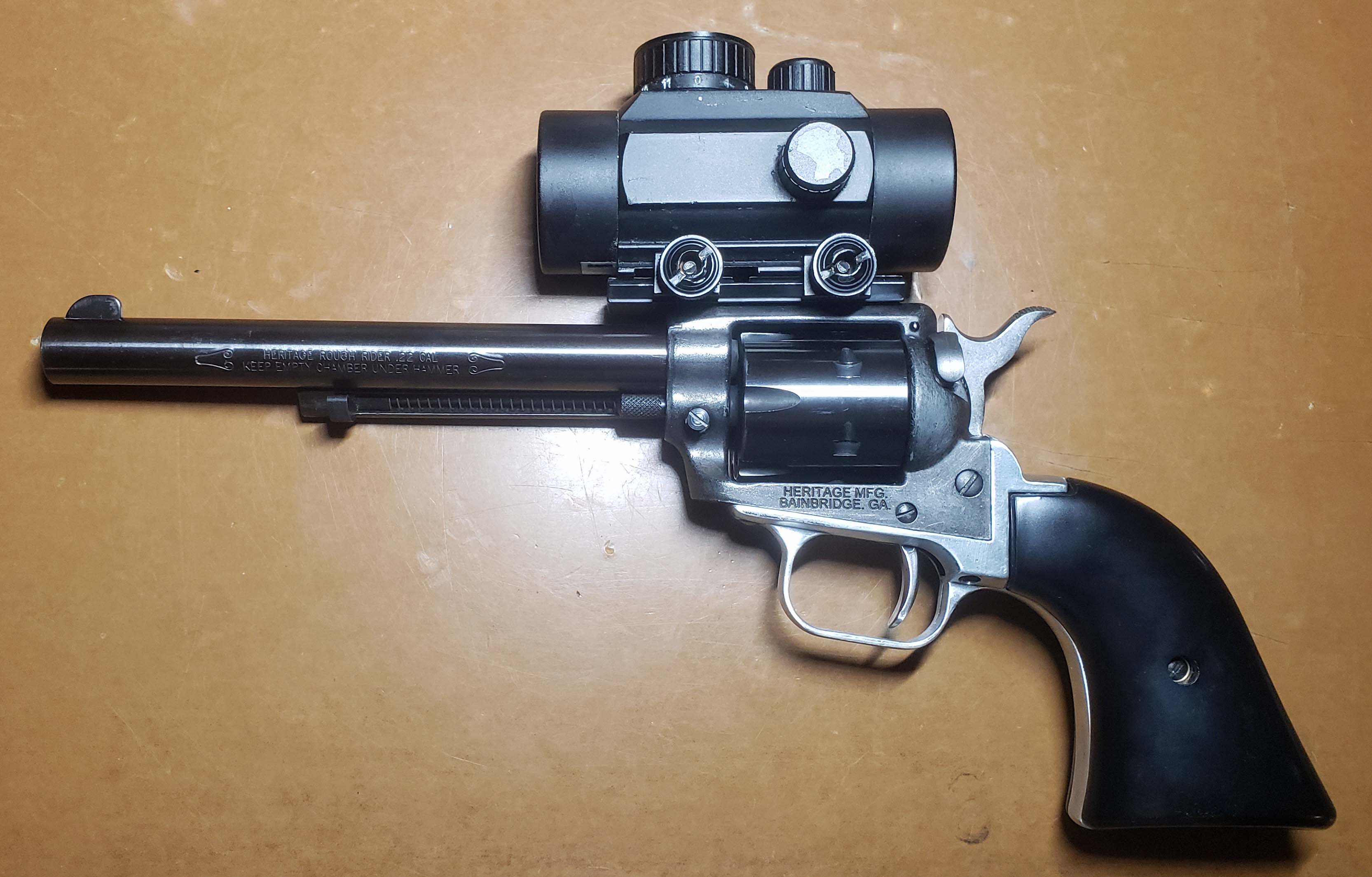 Fixing the ol' Heritage Rough Rider .22 single-action revolver ...